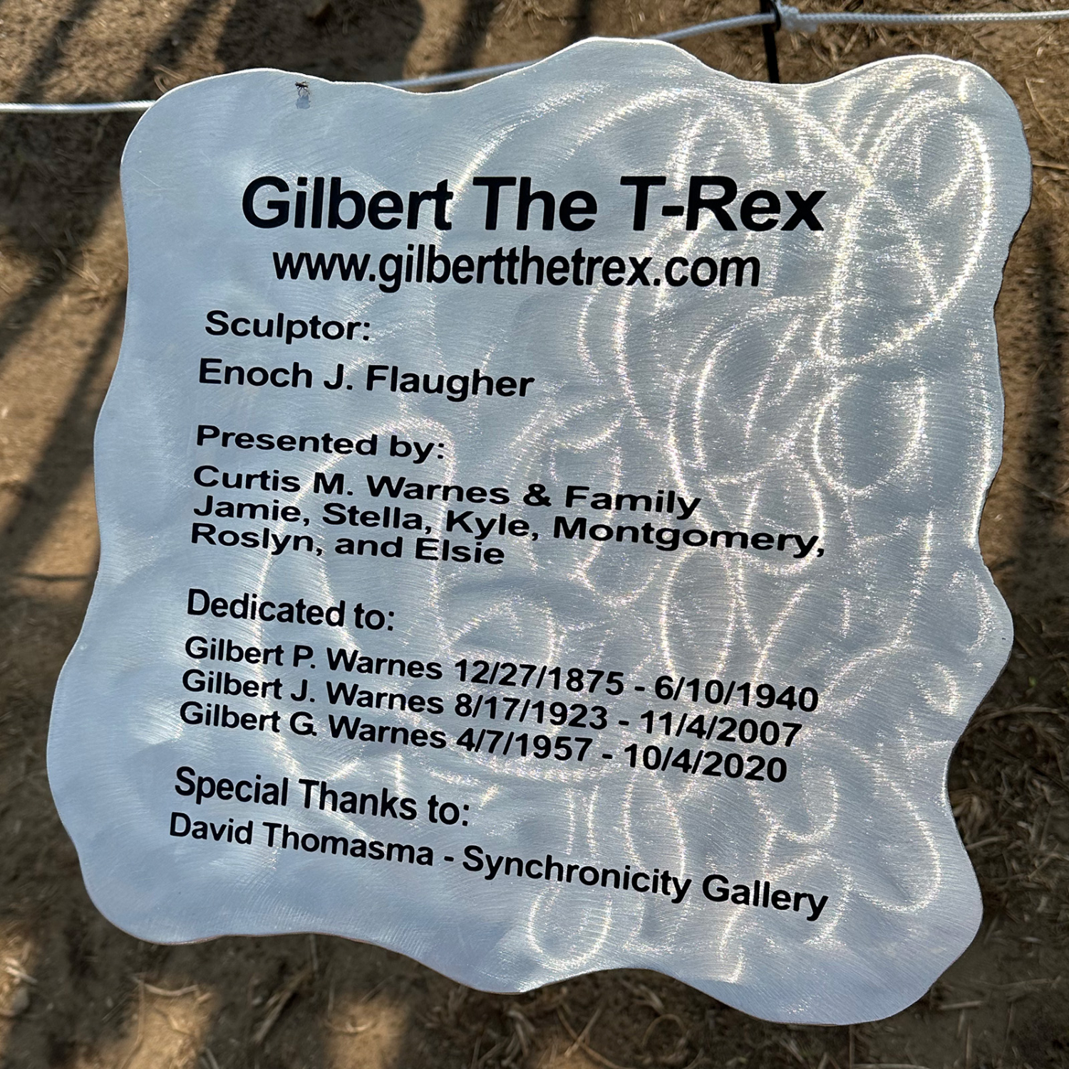 Jurassic Lakeshore: The story of Gilbert the T-Rex – Leelanau.com